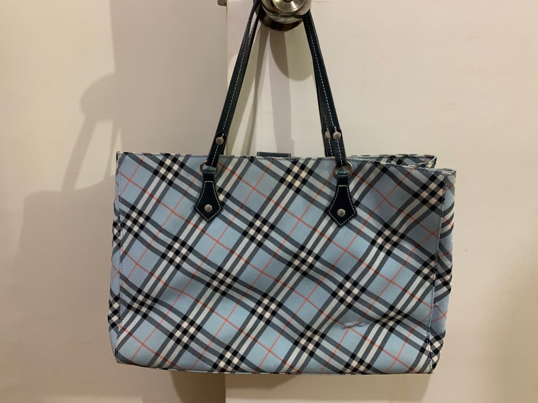 Authentic Burberry blue tag, Luxury, Bags & Wallets on Carousell