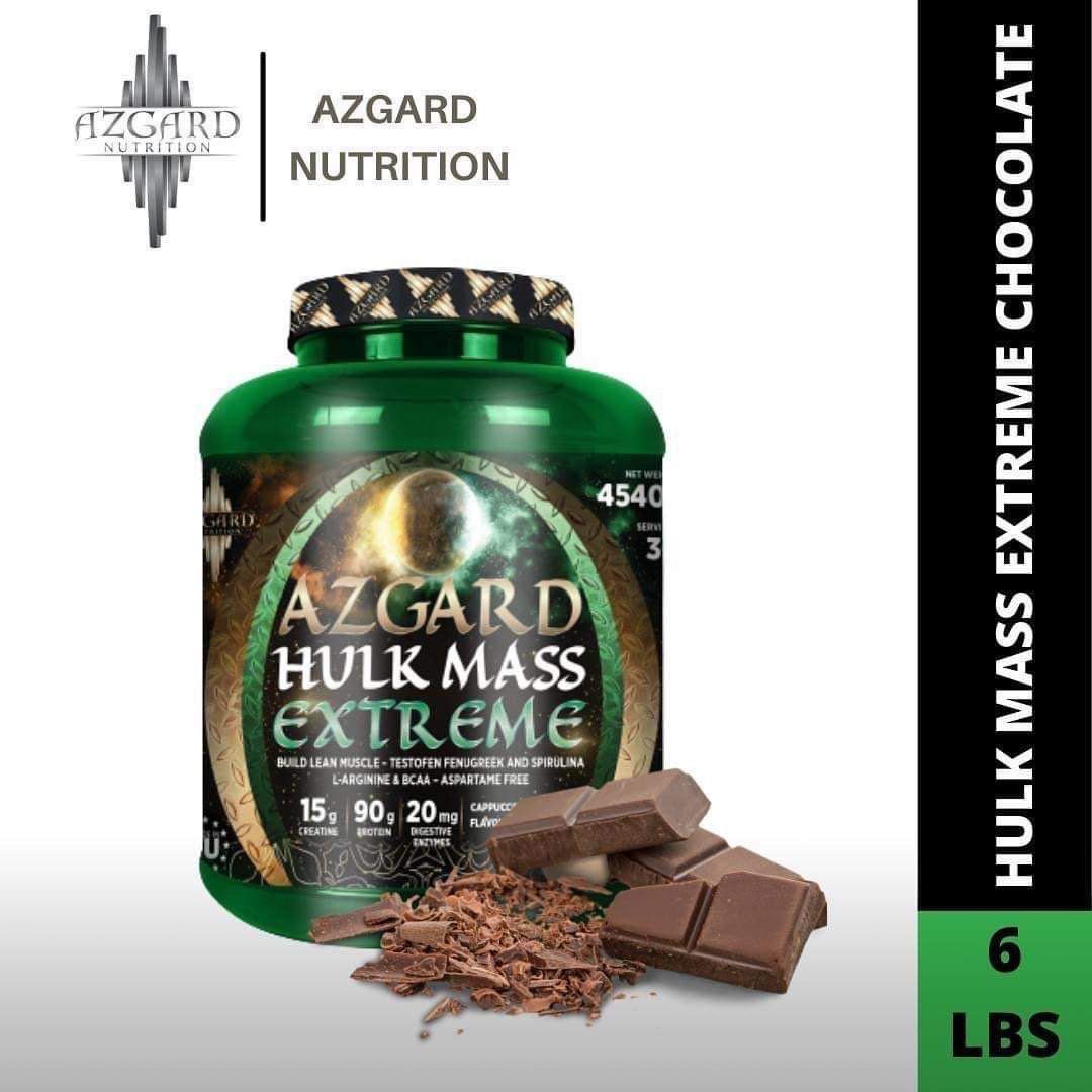 Azgard Hulk Mass Extreme Protein, Health & Nutrition, Health ...