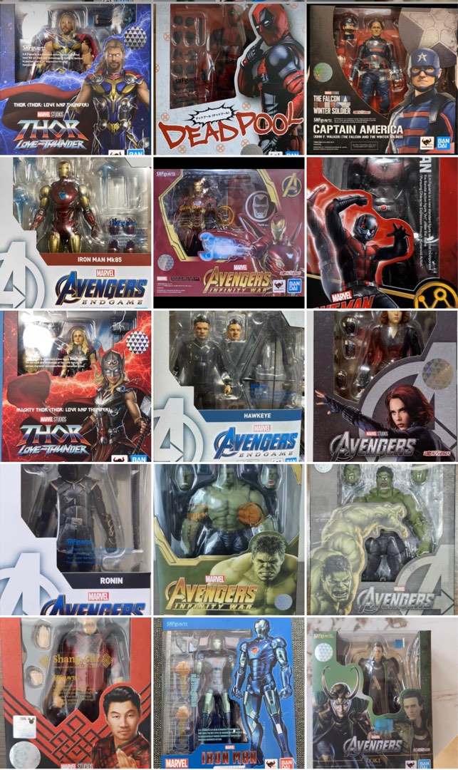 BANDAI SHF s.h.figuarts MARVEL SERIES FIGURE, Hobbies & Toys, Toys ...