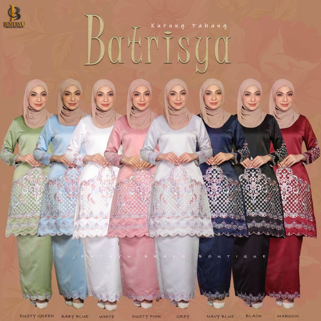BATRISYA KURUNG, Women's Fashion, Muslimah Fashion, Baju Kurung & sets ...