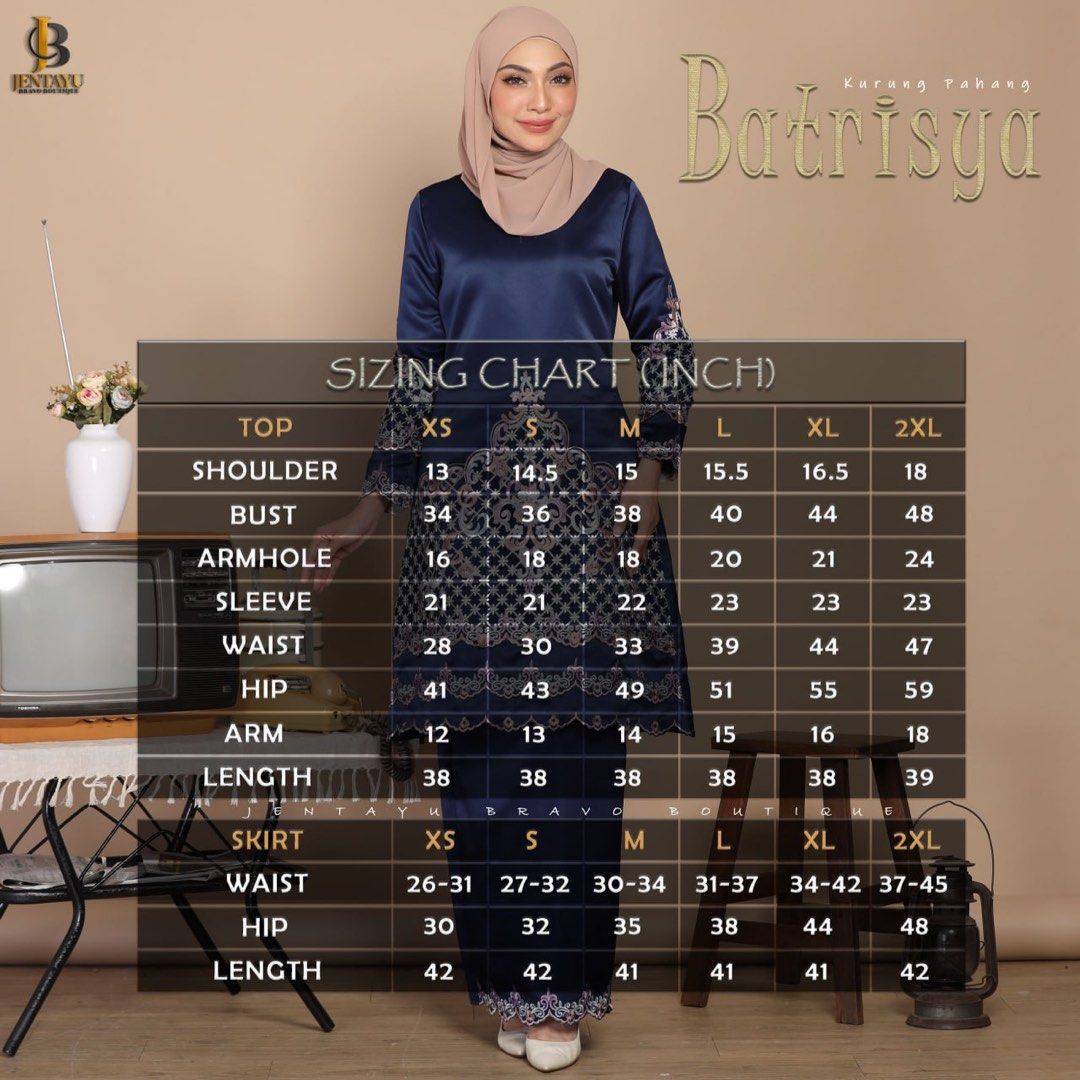 BATRISYA KURUNG, Women's Fashion, Muslimah Fashion, Baju Kurung & sets ...