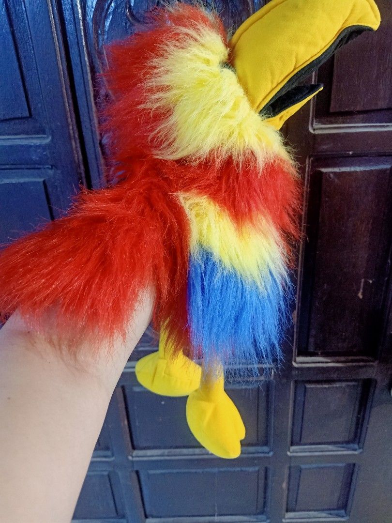 BEAUTIFUL RED BIRD HAND PUPPET, Hobbies & Toys, Toys & Games on Carousell