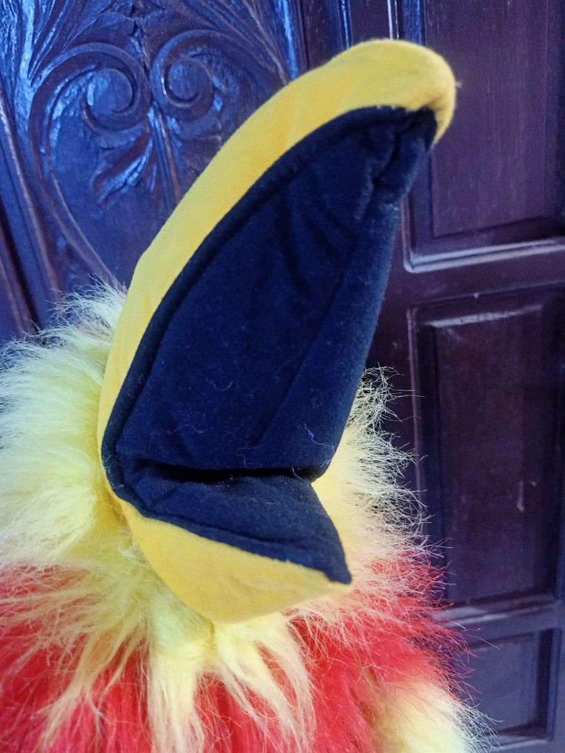 BEAUTIFUL RED BIRD HAND PUPPET, Hobbies & Toys, Toys & Games on Carousell