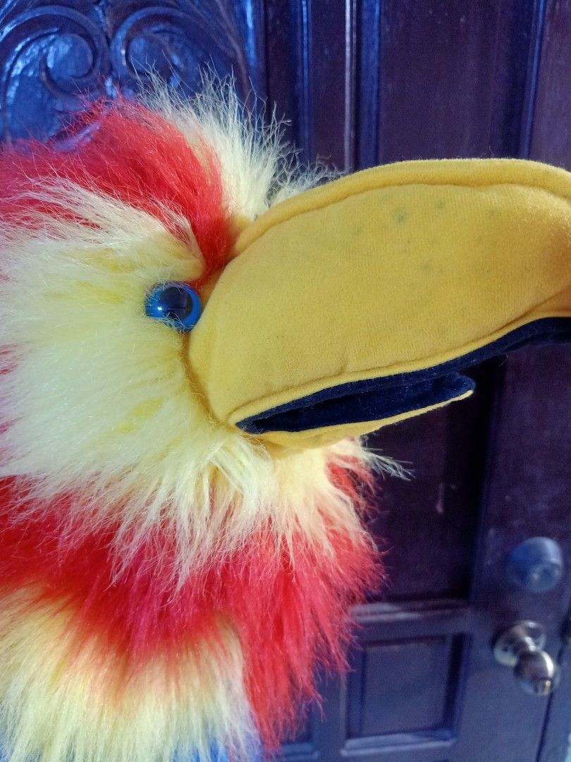 BEAUTIFUL RED BIRD HAND PUPPET, Hobbies & Toys, Toys & Games on Carousell