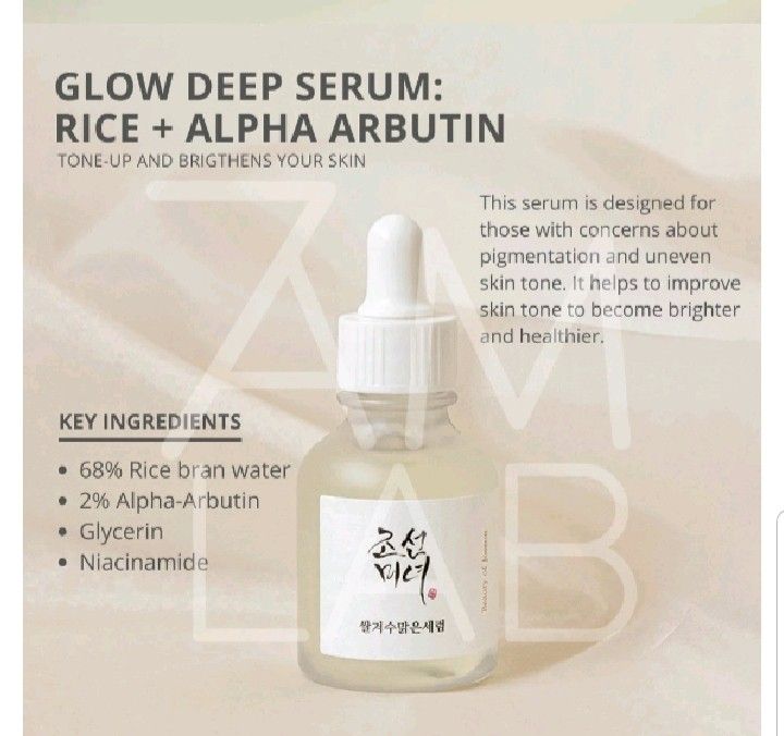 Beauty of joseon Glow Deep Serum, Beauty & Personal Care, Face, Face ...