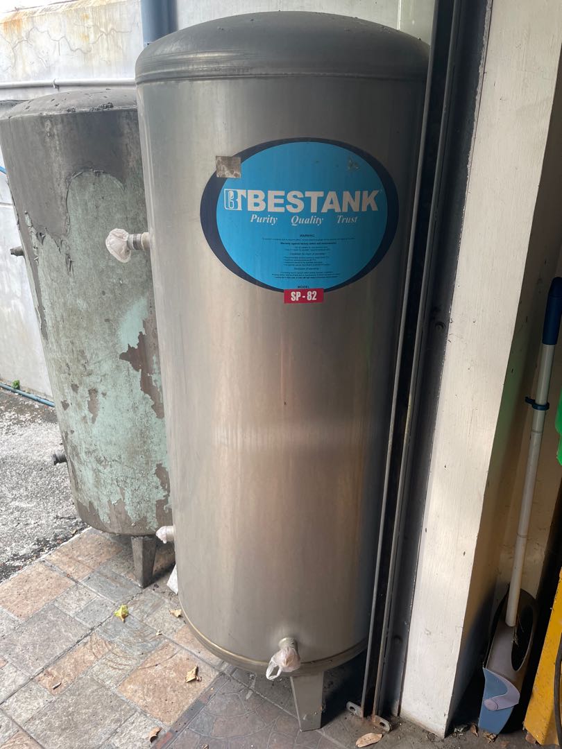 Bestank 1200 Stainless Steel Cylindrical, Furniture & Home Living, Bathroom & Kitchen Fixtures ...