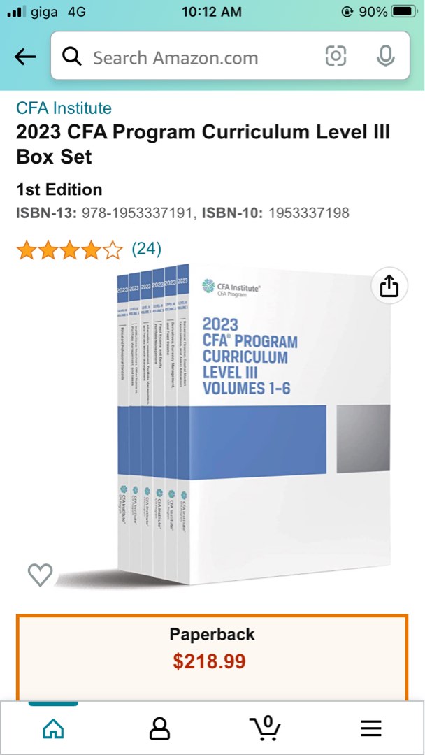 BNIB 2023 CFA Program Curriculum Level III Box Set, Hobbies & Toys, Books & Magazines, Textbooks ...