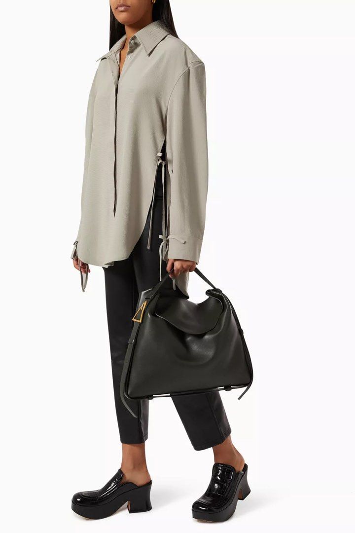 BOTTEGA VENETA CRADLE BAG IN DARK MOSS, Luxury, Bags & Wallets on Carousell