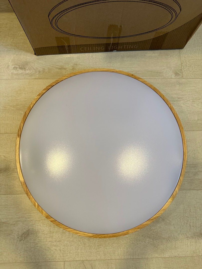 BRAND NEW LED Ceiling Light (Light Wood), Furniture & Home Living, Lighting & Fans, Lighting on ...