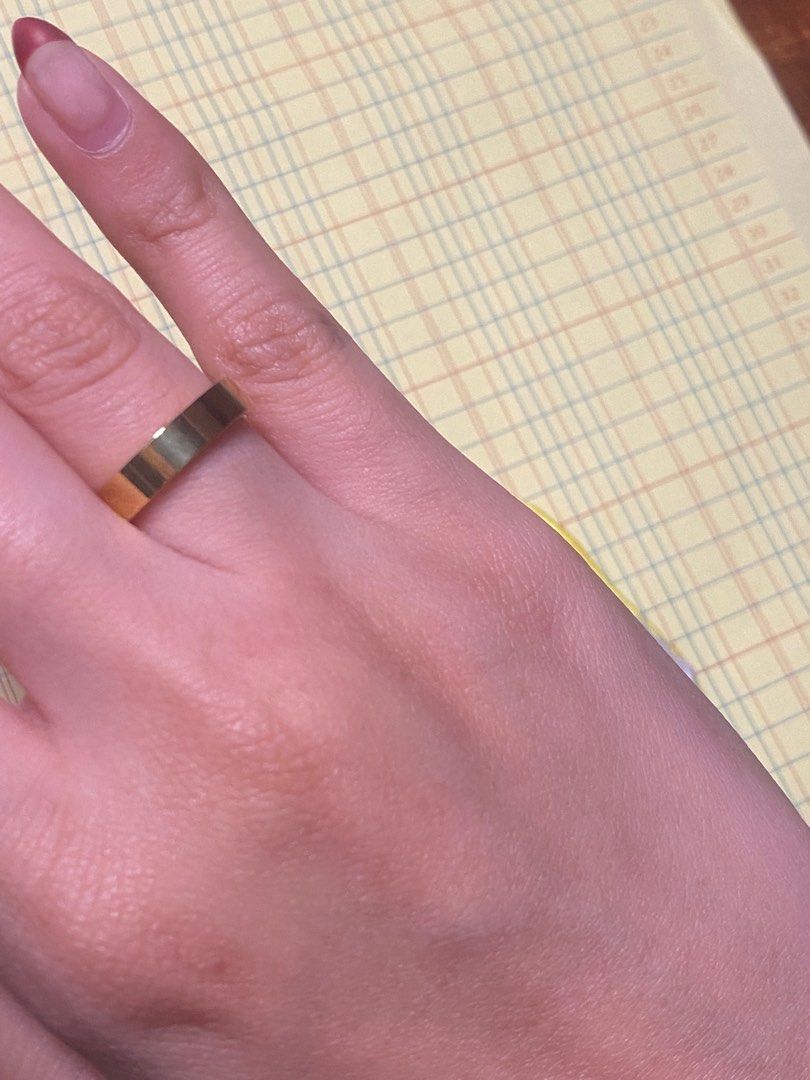 Burvon Gold Classic Ring, Women's Fashion, Jewelry & Organizers, Rings ...