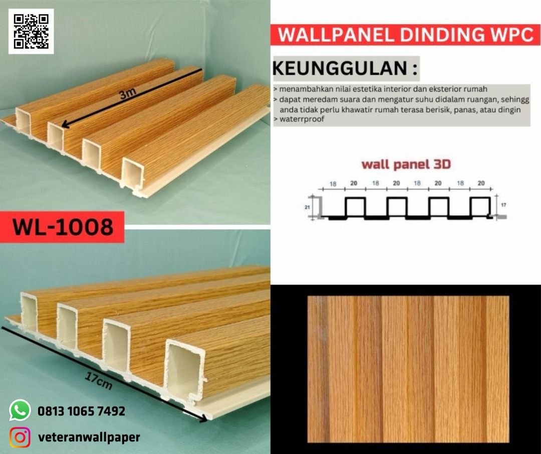 Call 0811 4100 647 - Jual WPC Wall Panel Dinding Kendari, Perabotan ...