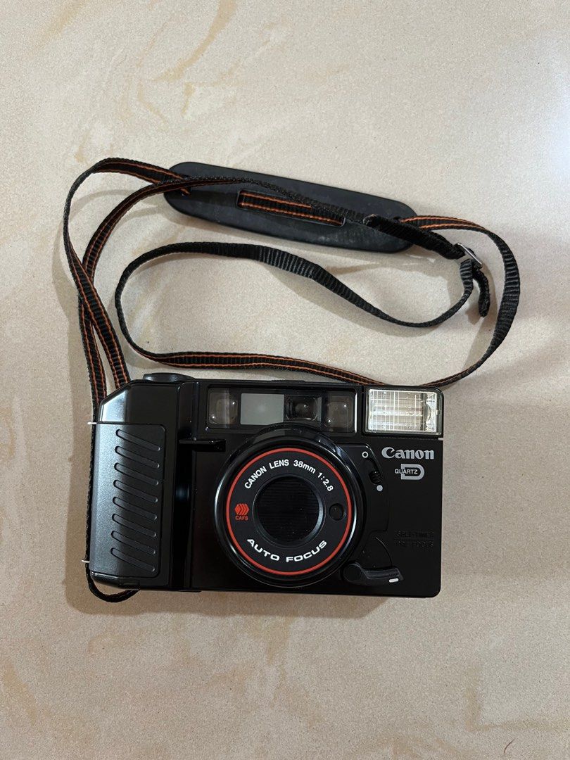 Canon Quartz Auto Focus Film Camera, Photography, Cameras on Carousell