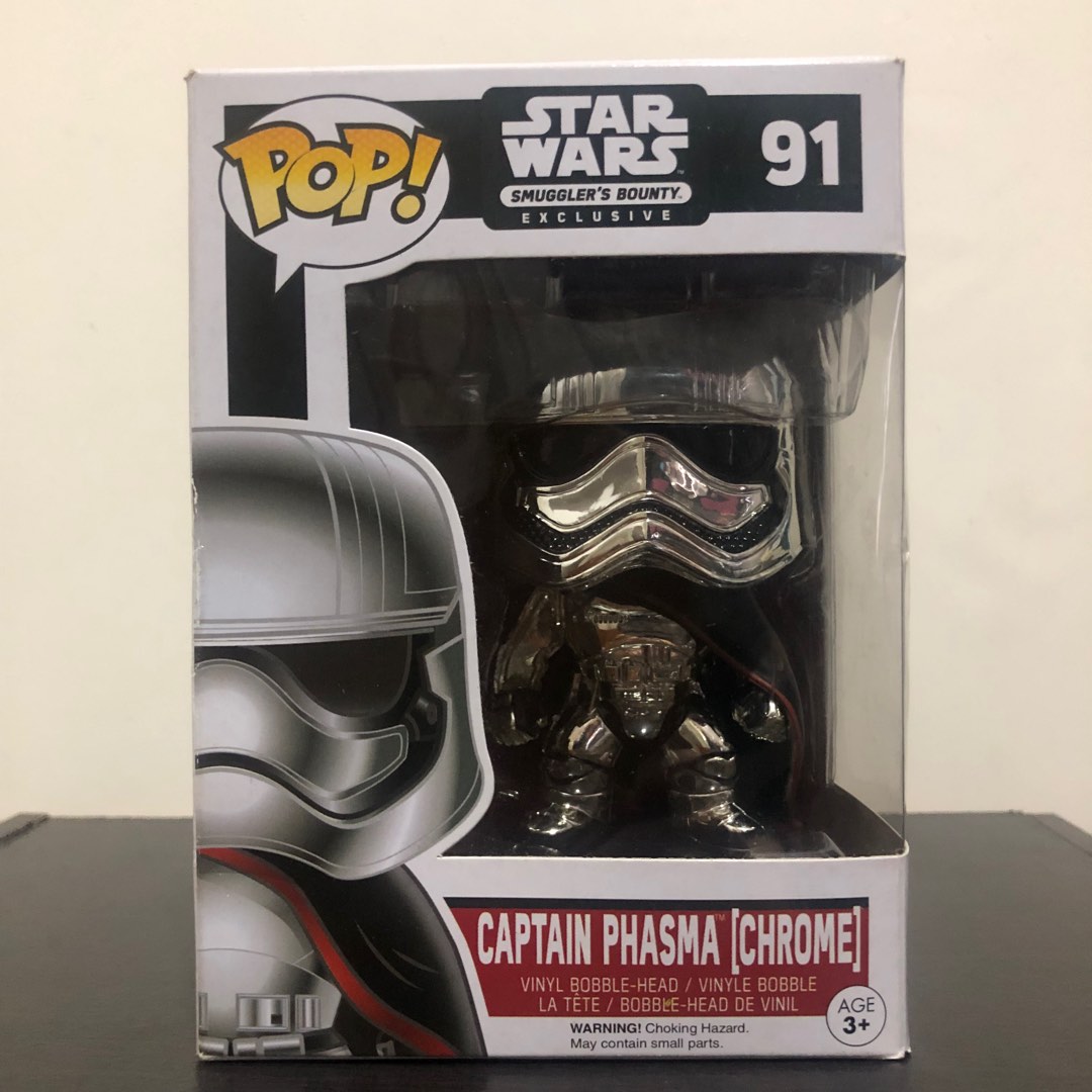 Captain Phasma Funko Pop (Chrome), Hobbies & Toys, Toys & Games on ...