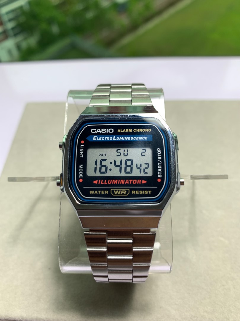 Casio Digital Watch A168WA-1, Men's Fashion, Watches & Accessories ...