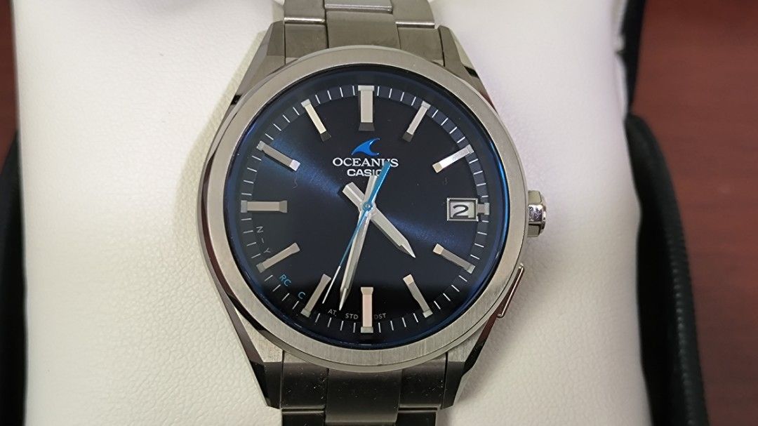 Casio Oceanus T200 Solar Powered Radio Controlled w Bluetooth watch ...