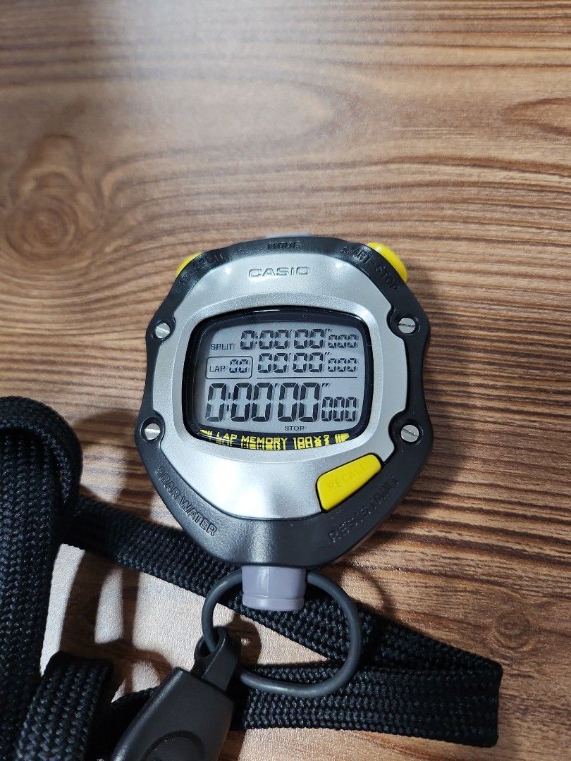 Casio Stop watch, Men's Fashion, Watches & Accessories, Watches on ...