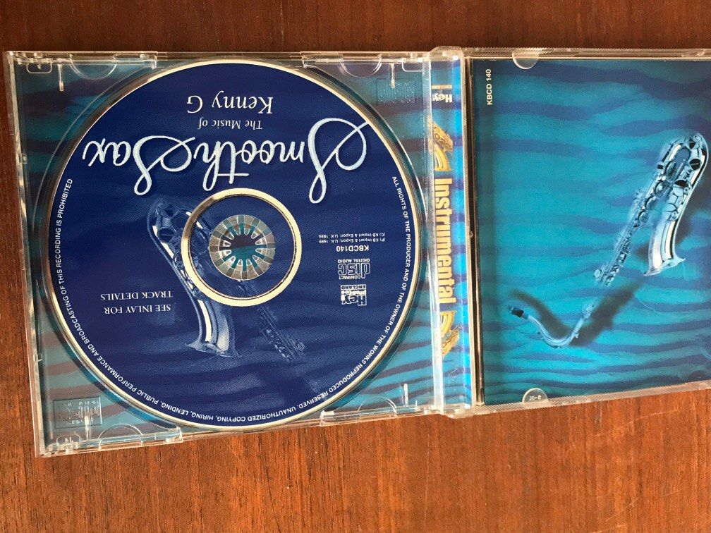 CD Smooth Sax : The music of Kenny G, Hobbies & Toys, Music & Media ...