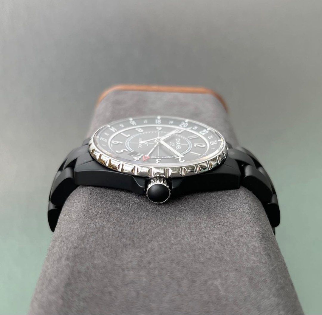 Chanel GMT Matte 41mm GMT Automatic Matte Black High Tech Ceramic ...