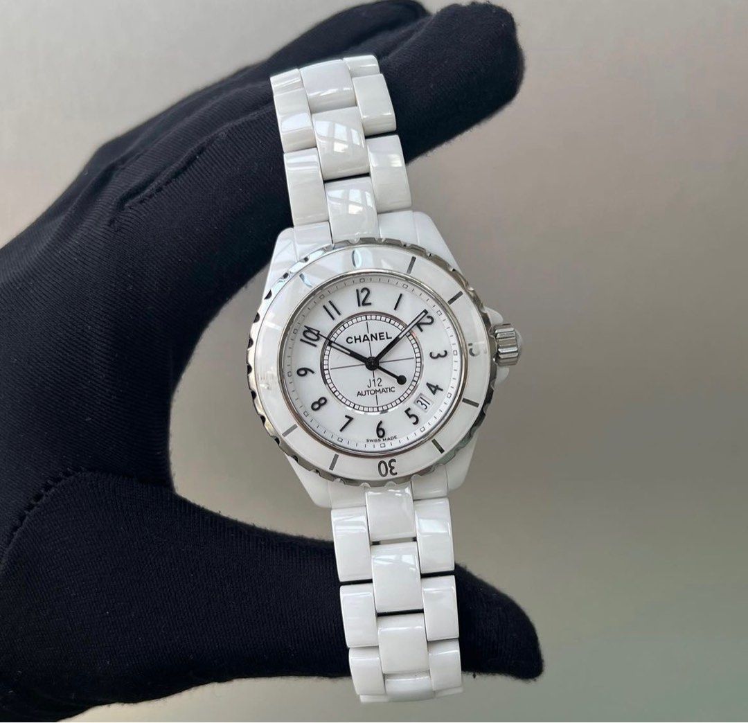 Chanel J12 Classic 38mm Automatic High tech white ceramic, Luxury, Watches on Carousell