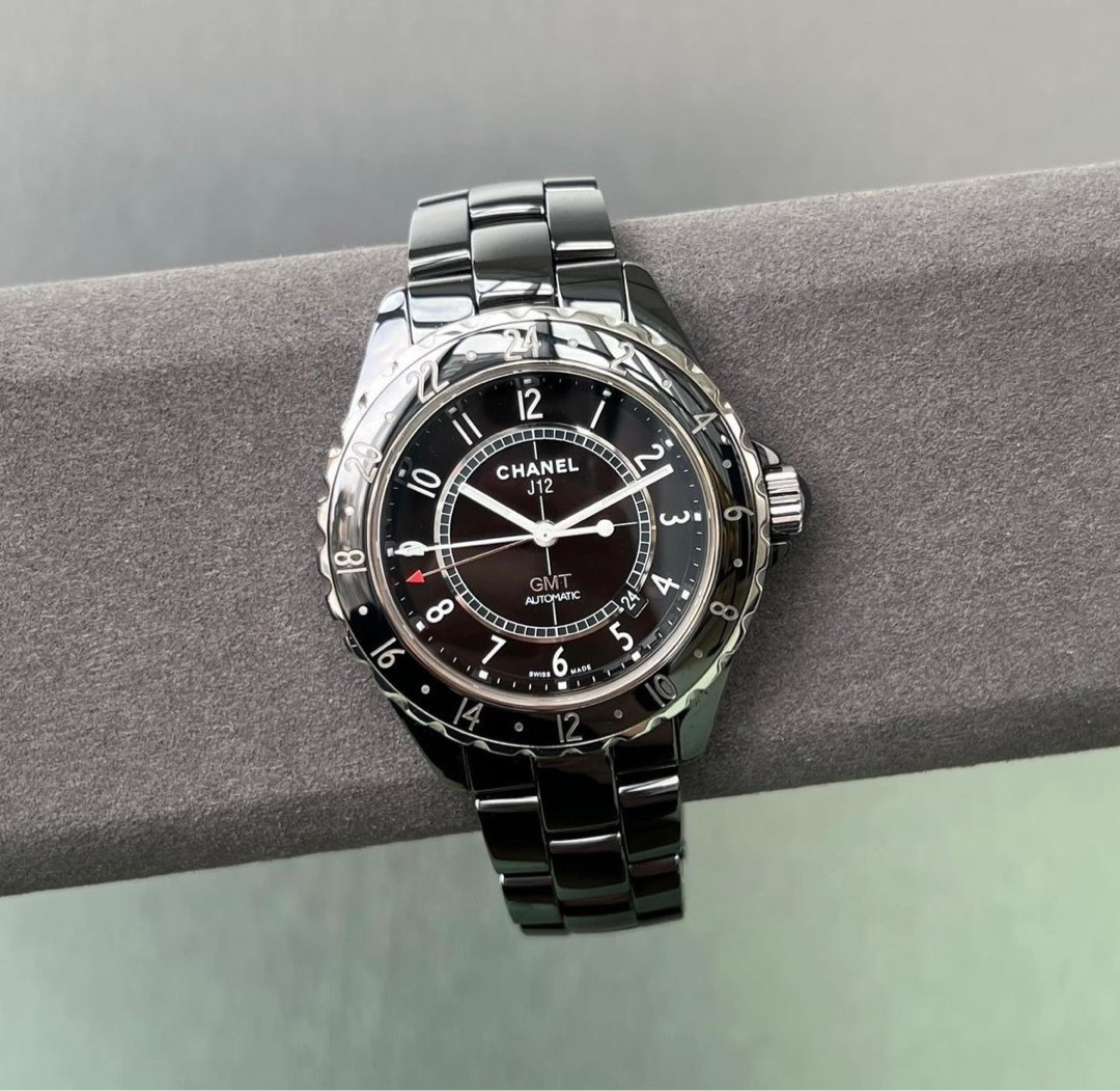 Chanel J12 GMT 41mm GMT time / Automatic Black High tech ceramic ...