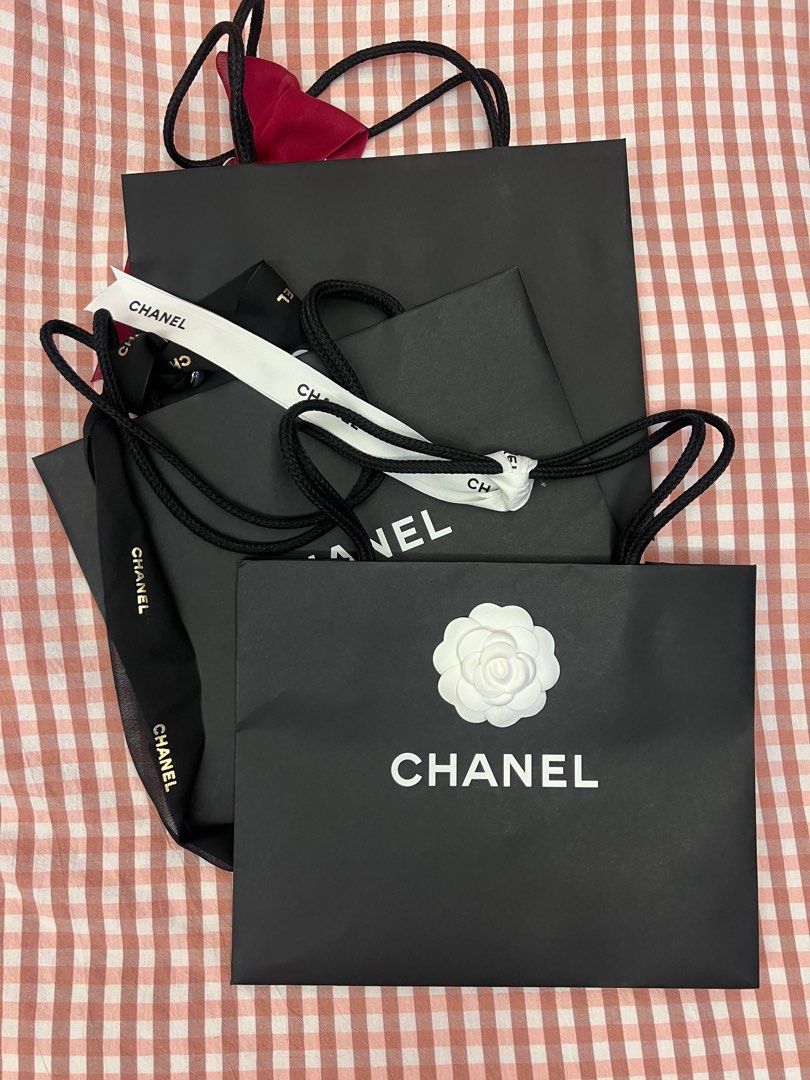 Set of 10 Chanel Paper Bags, Luxury, Accessories on Carousell