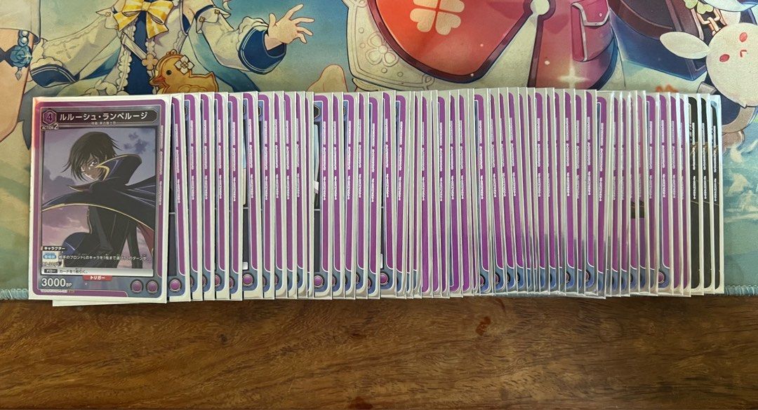 Code geass union area trading card game starter deck with official code ...