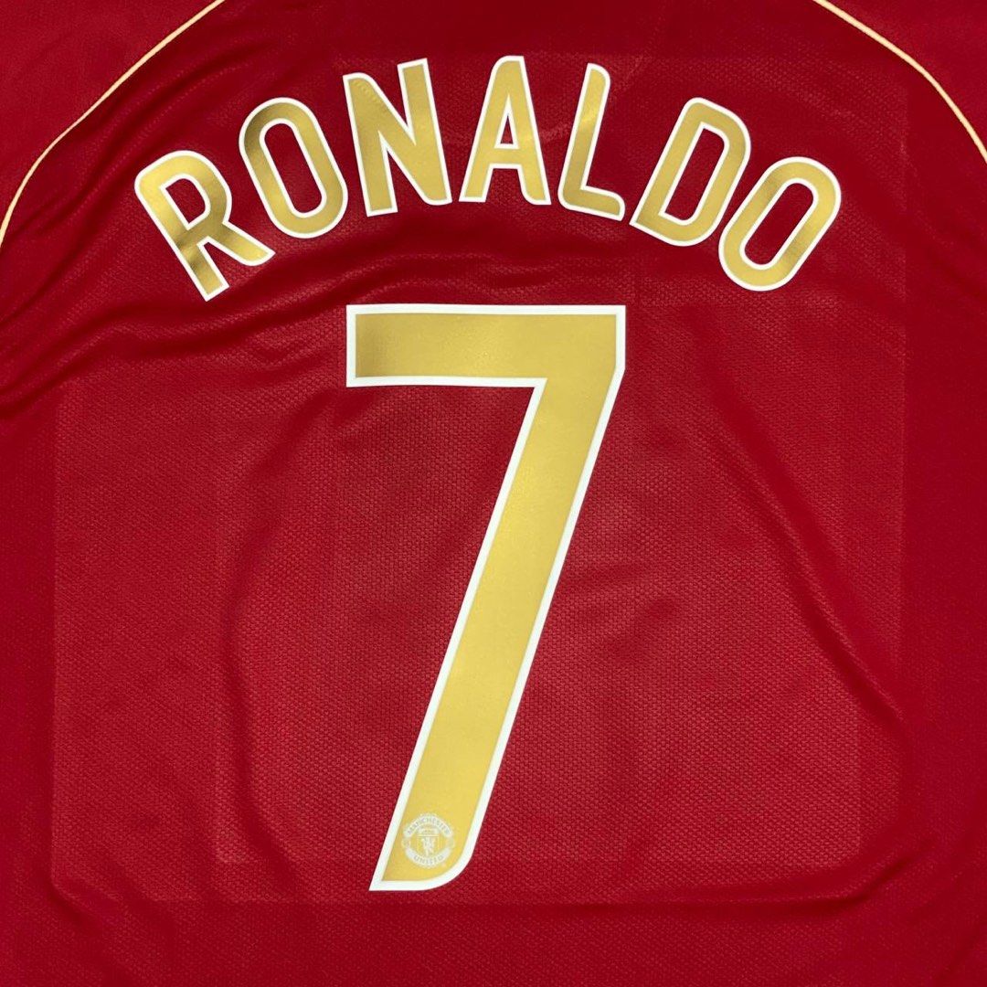 CR7 Cristiano Ronaldo Home 2006-07 Manchester United soccer/football ...