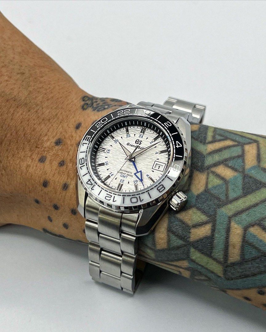 Custom Grand Seiko Mod MM200 GS GMT Panda w/ Chapter Ring in 41mm, Men ...