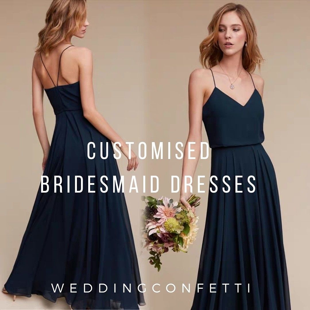 Customised Bridesmaid Dress, Women's Fashion, Dresses & Sets, Dresses ...