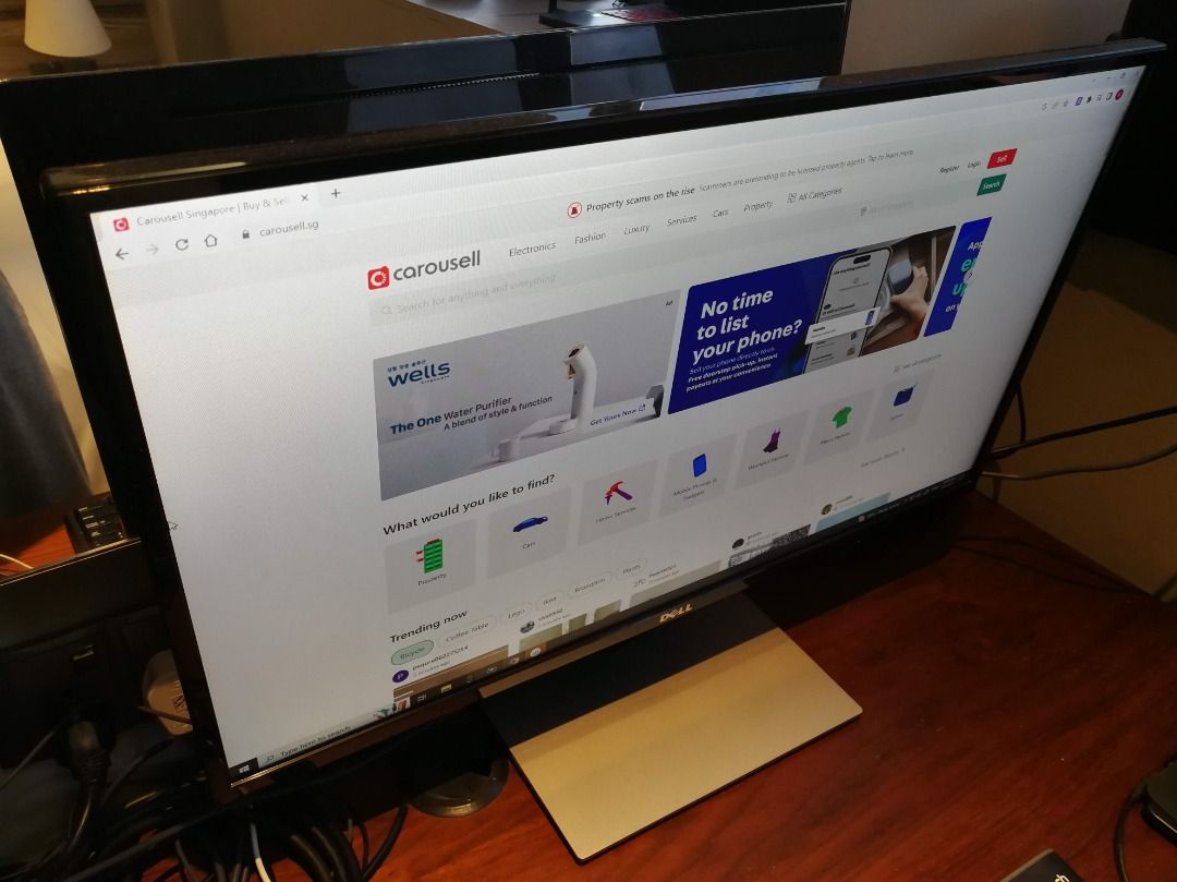 Dell 2717H 27 inch 1920x1080 full HD IPS monitor with box, Computers ...