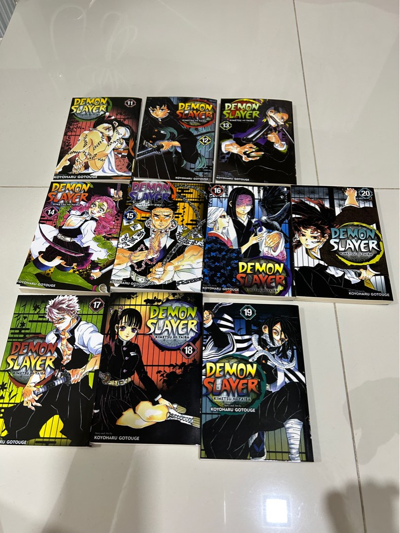Demon slayer book 15 to 20, Hobbies & Toys, Books & Magazines, Comics ...