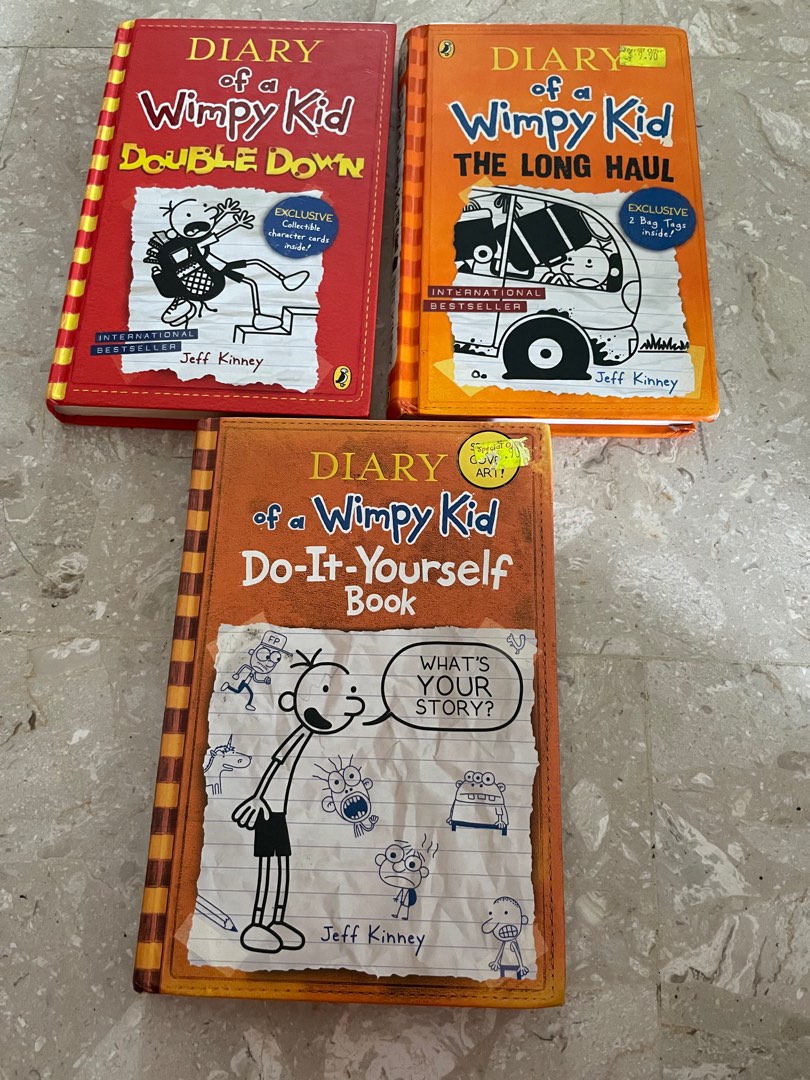 Diary Of A Wimpy Kid ($3 per book), Hobbies & Toys, Books & Magazines ...