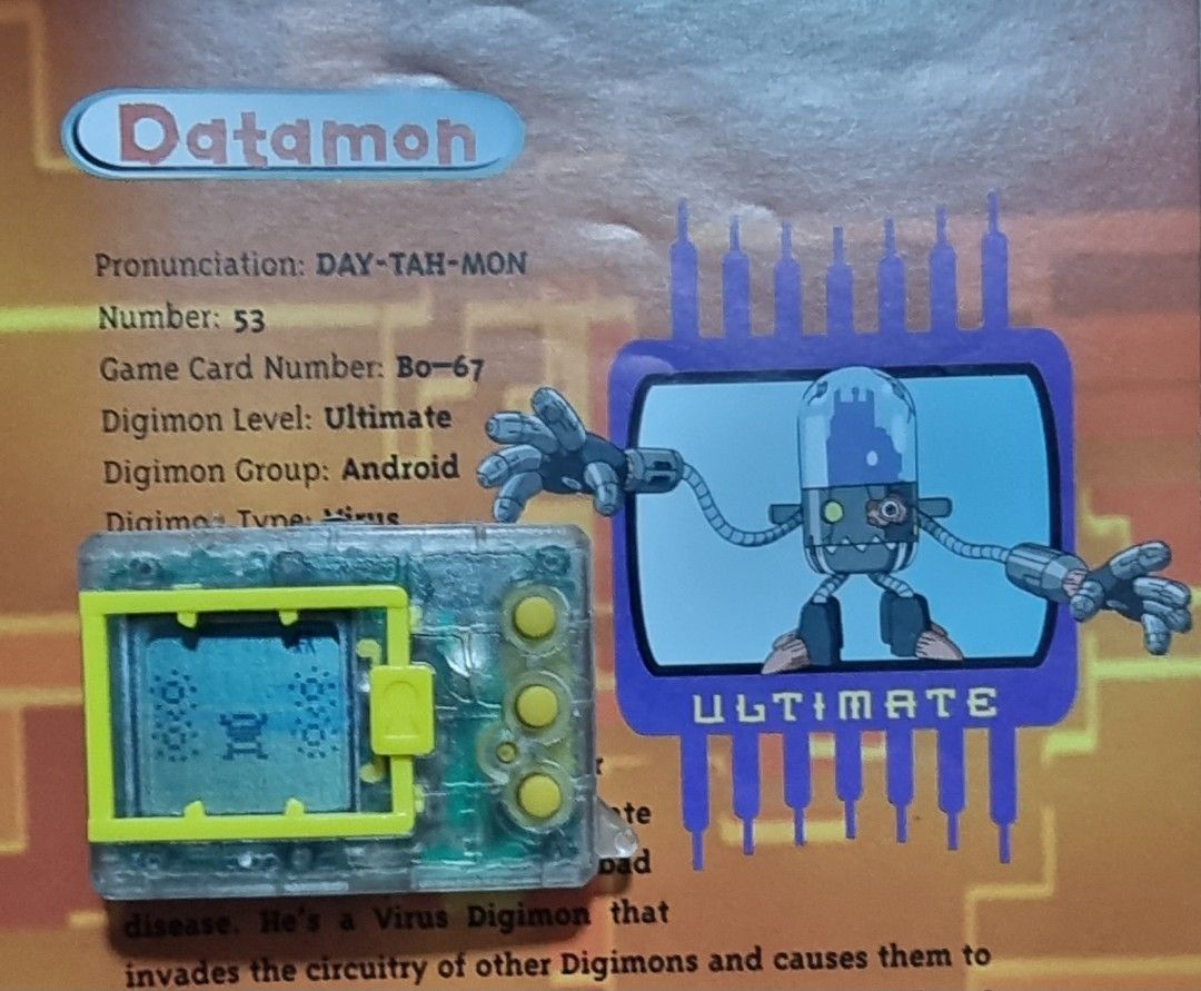 Digimon V5 Yellow ChaoZ (Eng Ver) (1997) (AUS), Hobbies & Toys ...