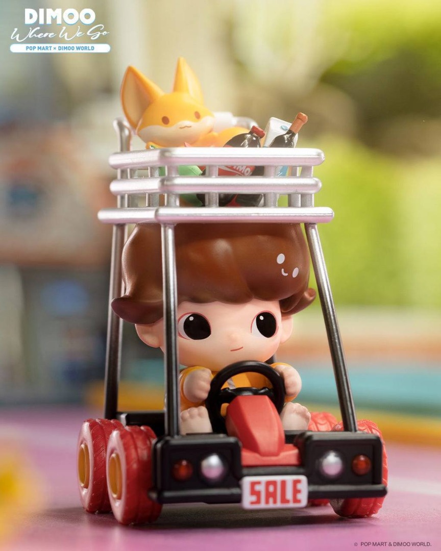Dimoo Where We Go Shopping Cart, Hobbies & Toys, Toys & Games on Carousell