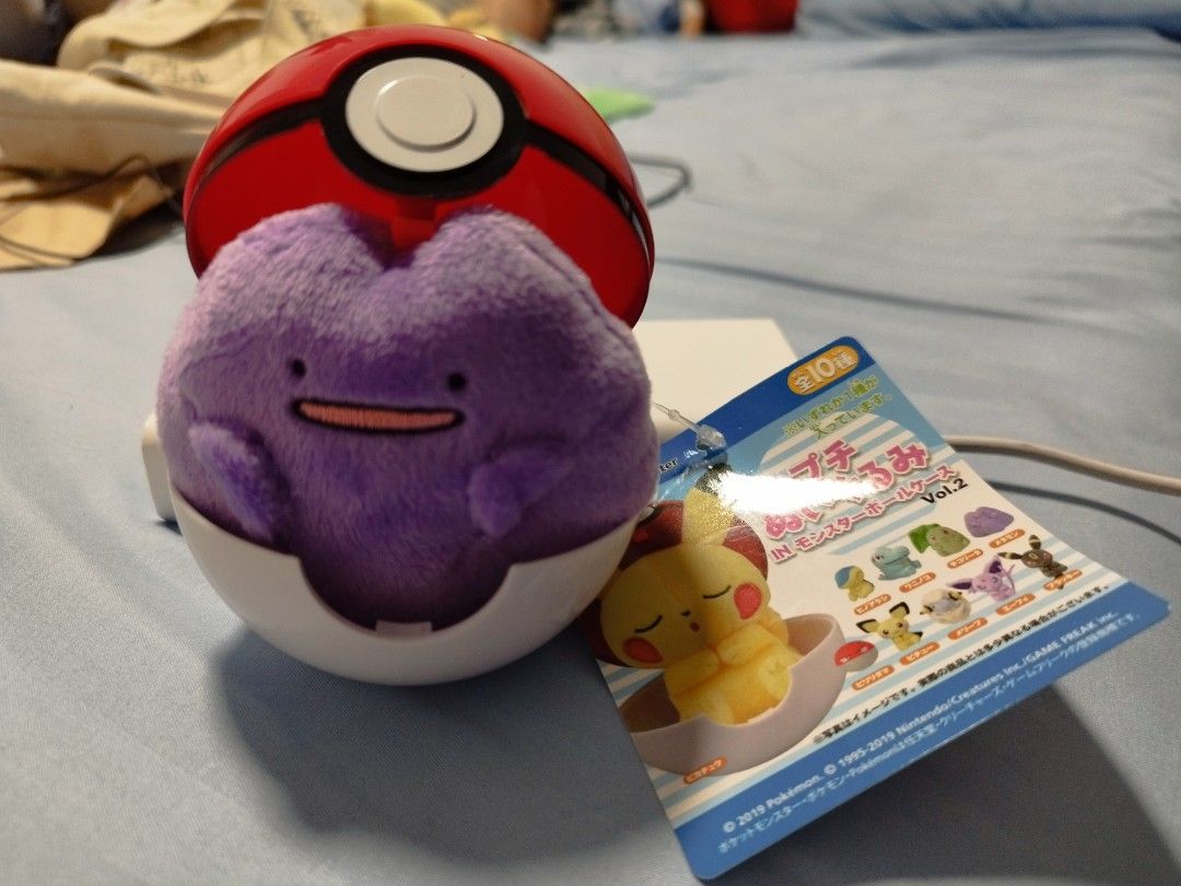 Ditto in Poke Ball, Hobbies & Toys, Toys & Games on Carousell