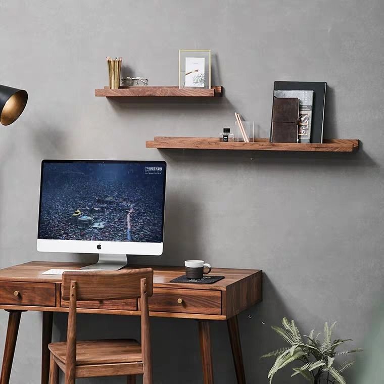 DOCK Modern Black Walnut Display Shelf, Furniture & Home Living ...