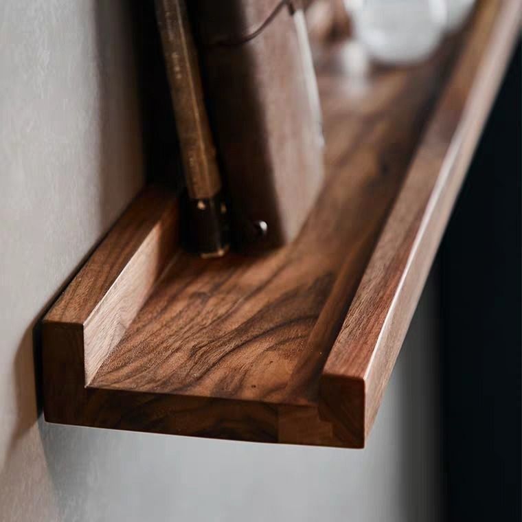 DOCK Modern Black Walnut Display Shelf, Furniture & Home Living ...