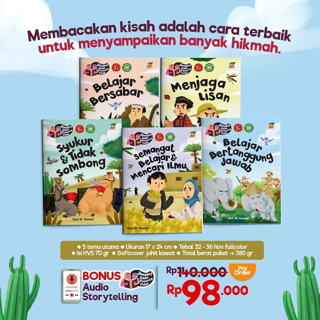 Dongeng islami 1 set isi 5 buku, Buku & Alat Tulis, Buku Anak-Anak di ...