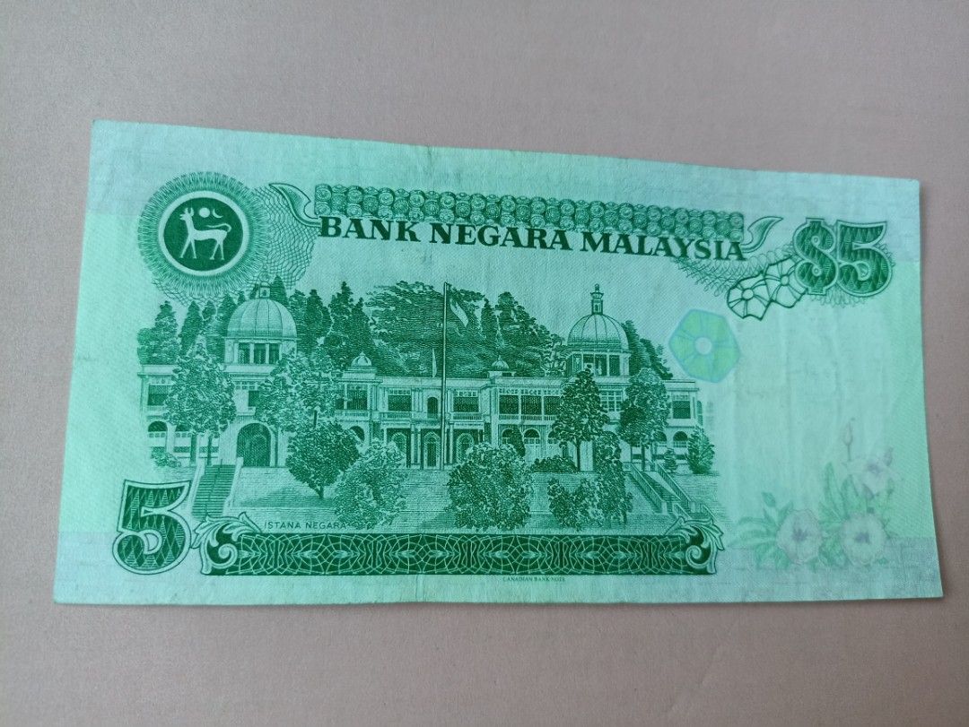 Duit Lama Malaysia Rm5 Siri 7, Hobbies & Toys, Collectibles & Memorabilia, Currency on Carousell
