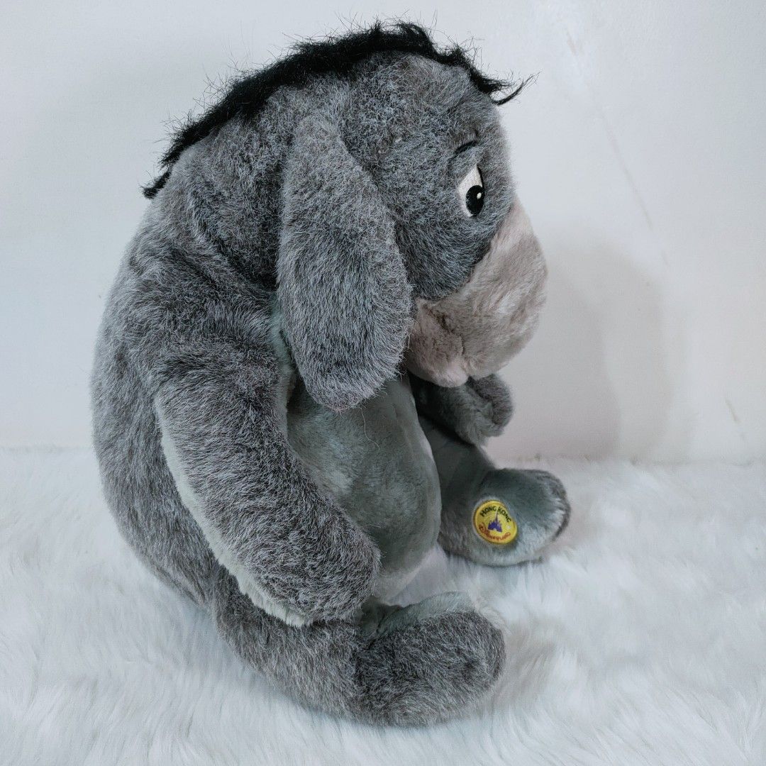 Eeyore with Disney Patch Stuffed Toy, Hobbies & Toys, Toys & Games on ...