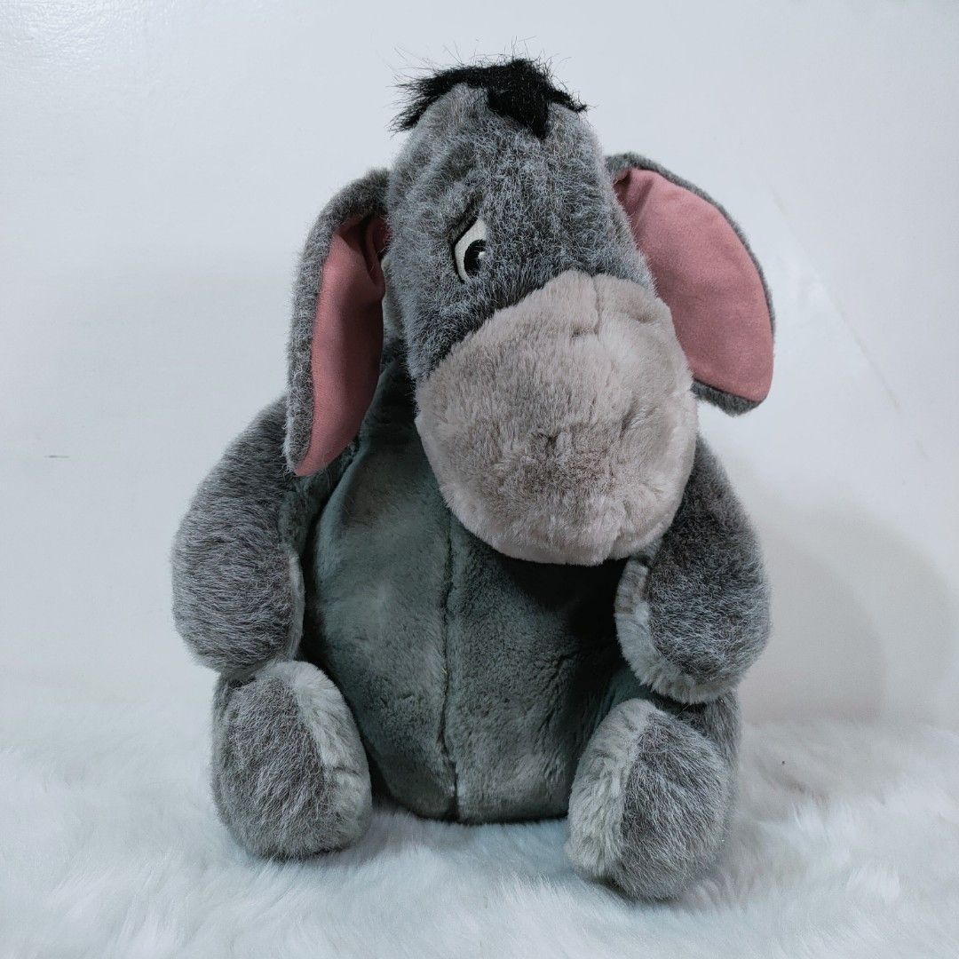 Eeyore with Disney Patch Stuffed Toy, Hobbies & Toys, Toys & Games on ...