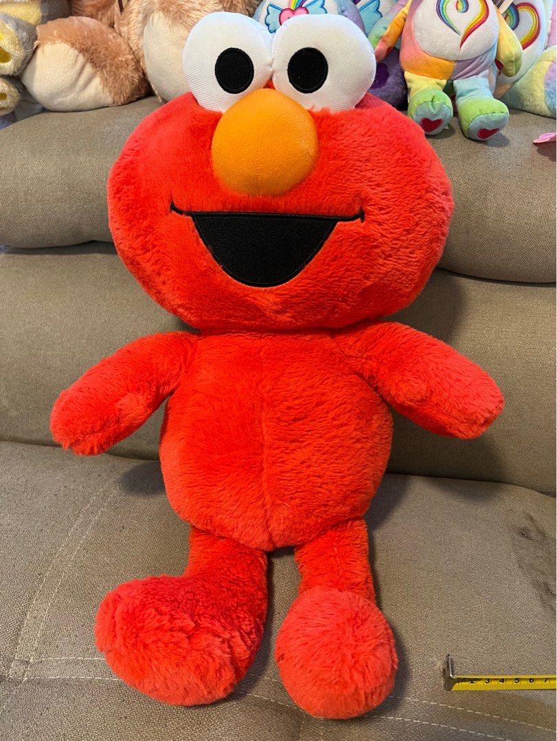 Elmo plushie big size & Cookie Monster, Hobbies & Toys, Toys & Games on ...