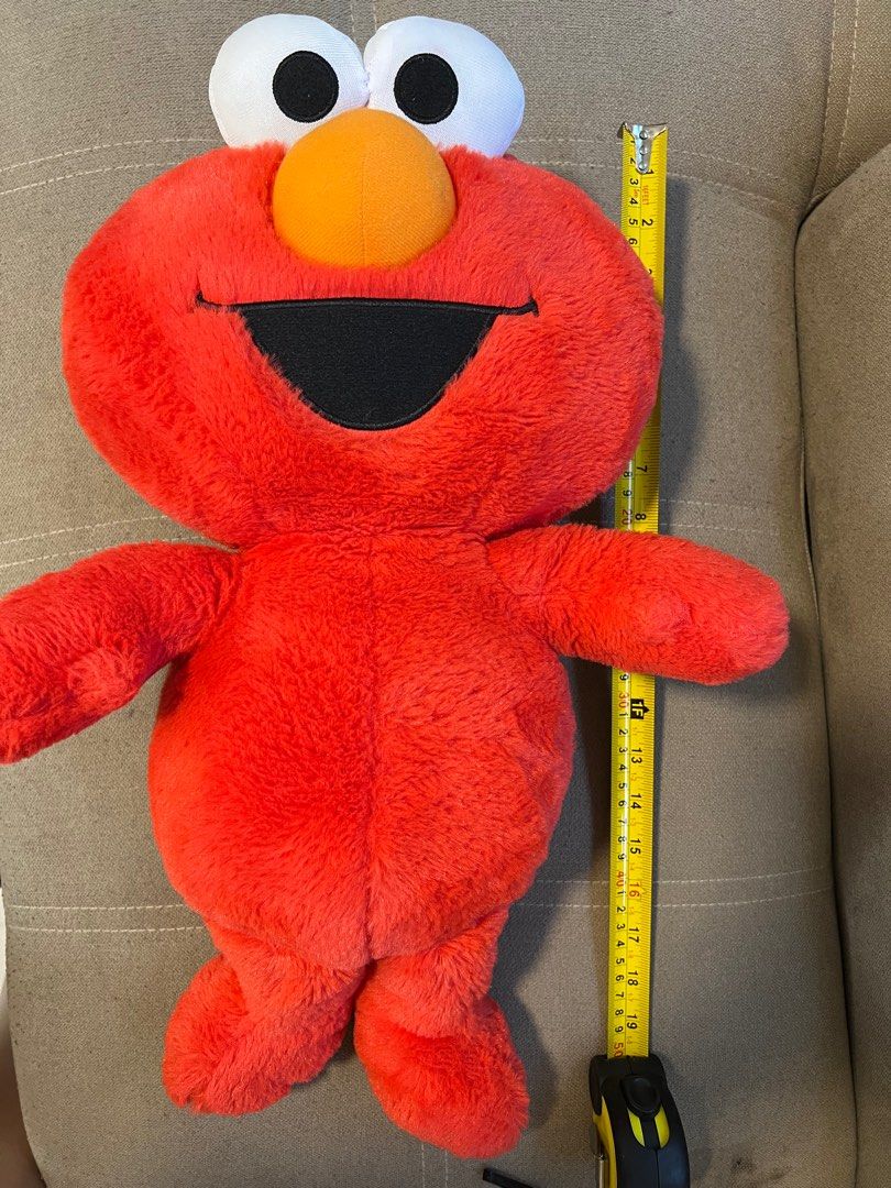 Elmo plushie big size & Cookie Monster, Hobbies & Toys, Toys & Games on ...