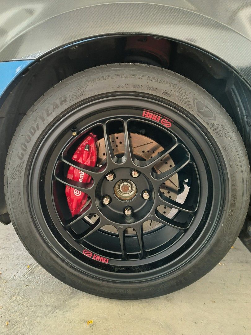 Enkei rpf1 17'' auto option like new civic fd fd1 fd2 fd3 fd4 fd2r stream rn6, Car Accessories ...