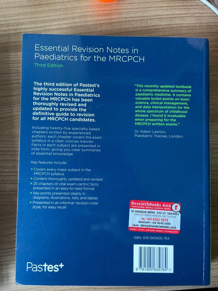 Essential Revision Notes in Paediatrics for MRCPCH, Hobbies & Toys ...