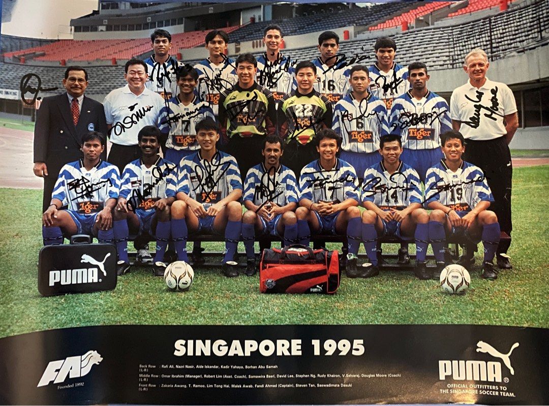 FAS Singapore Team Autographed Poster (One of a Kind), Hobbies & Toys ...