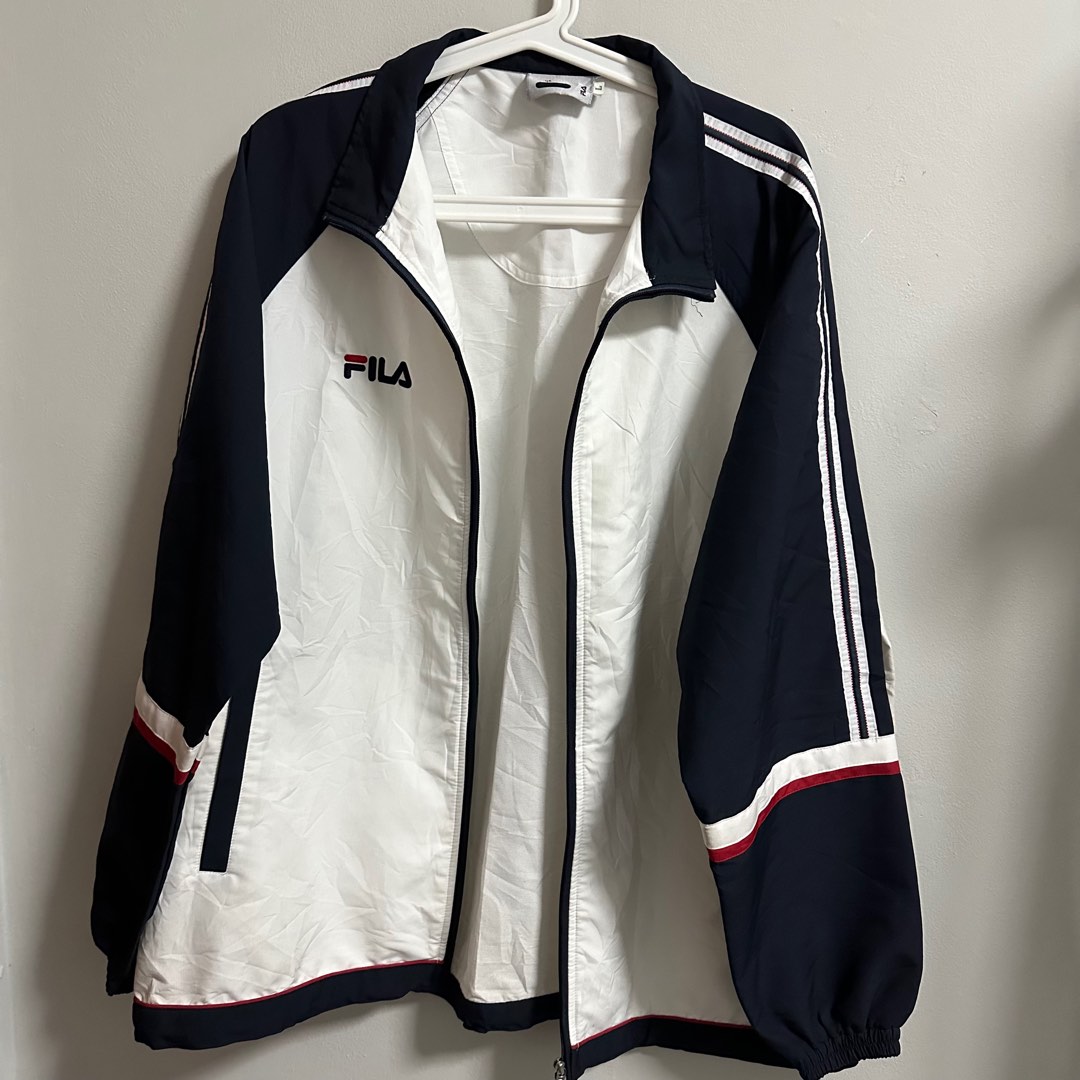 FILA thrifted windbreaker jacket, Women's Fashion, Coats, Jackets and ...