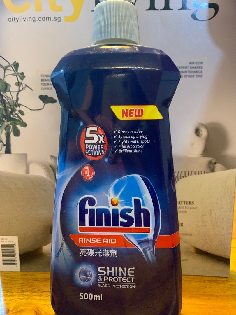 Finish rinse aid fire sale, Furniture & Home Living, Cleaning ...