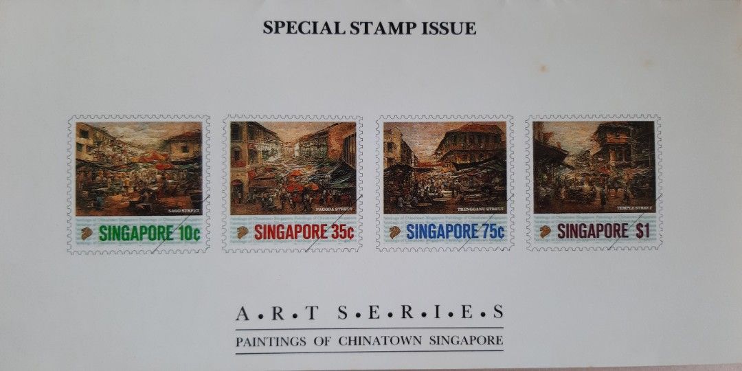 First Day Cover - Art Series Paintings of Chinatown, Hobbies & Toys ...