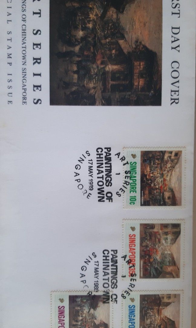 First Day Cover - Art Series Paintings of Chinatown, Hobbies & Toys ...